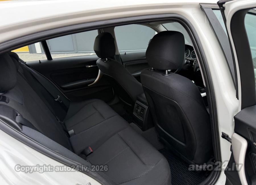 White BMW 1-series 2014 in Tallinn, with an engine capacity of 1.60 L and mileage of 89 thousand km for 9900 €, photo 9 on AUTOMOTO.COM.LV