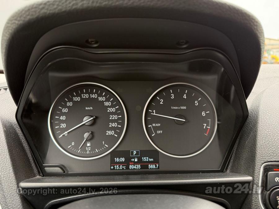 White BMW 1-series 2014 in Tallinn, with an engine capacity of 1.60 L and mileage of 89 thousand km for 9900 €, photo 17 on AUTOMOTO.COM.LV