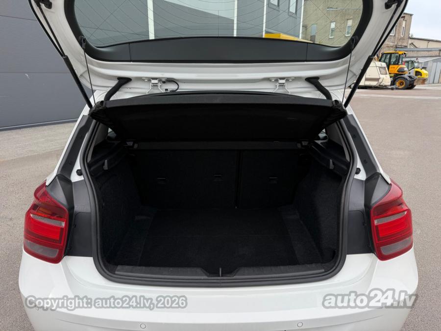 White BMW 1-series 2014 in Tallinn, with an engine capacity of 1.60 L and mileage of 89 thousand km for 9900 €, photo 19 on AUTOMOTO.COM.LV