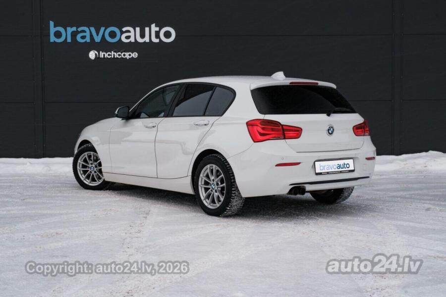 White BMW 1-series 2017 in Tartu, with an engine capacity of 2.00 L and mileage of 168 thousand km for 17900 €, photo 6 on AUTOMOTO.COM.LV