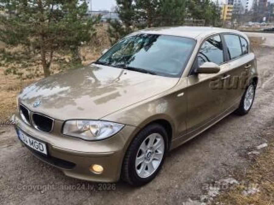 Yellow BMW 1-series 2005 in Tallinn, with an engine capacity of 2.00 L and mileage of 159 thousand km for 3490 €, photo 1 on AUTOMOTO.COM.LV