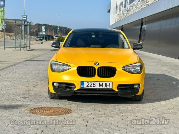 Yellow BMW 1-series 2012 in Tallinn, with an engine capacity of 1.60 L and mileage of 237 thousand km for 6200 €, photo 2 on AUTOMOTO.COM.LV