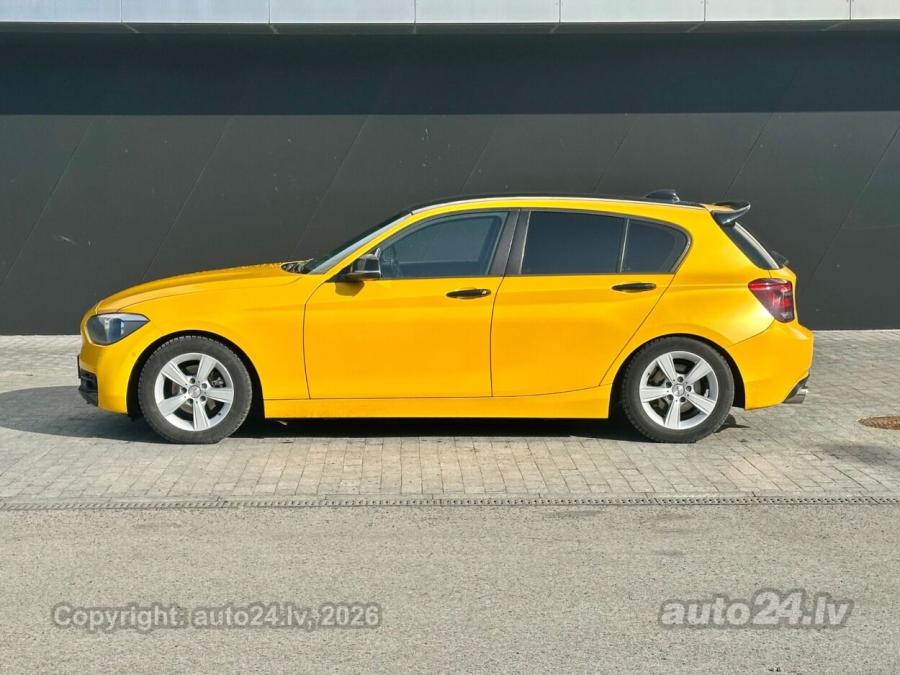 Yellow BMW 1-series 2012 in Tallinn, with an engine capacity of 1.60 L and mileage of 237 thousand km for 6200 €, photo 4 on AUTOMOTO.COM.LV