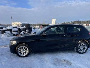 Black BMW 114 2013 in Utena, with an engine capacity of 1.60 L and mileage of 127 thousand km for 4450 €, photo 3 on AUTOMOTO.COM.LV