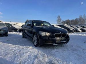 Black BMW 114 2013 in Utena, with an engine capacity of 1.60 L and mileage of 127 thousand km for 4450 €, photo 14 on AUTOMOTO.COM.LV