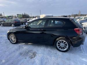Black BMW 114 2013 in Utena, with an engine capacity of 1.60 L and mileage of 127 thousand km for 4450 €, photo 4 on AUTOMOTO.COM.LV