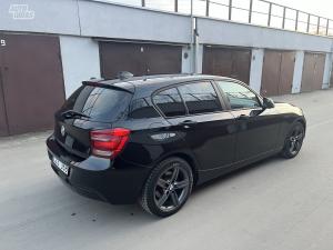 Black BMW 114 2013 in Vilnius, with an engine capacity of 1.60 L and mileage of 204 thousand km for 4200 €, photo 5 on AUTOMOTO.COM.LV