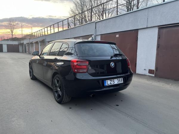 Melns BMW 114 2013 Viļņa, ar dzinēja tilpumu 1.60 L un nobraukumu 204 tūkst. km par 4200 €, foto 6 vietnē AUTOMOTO.COM.LV