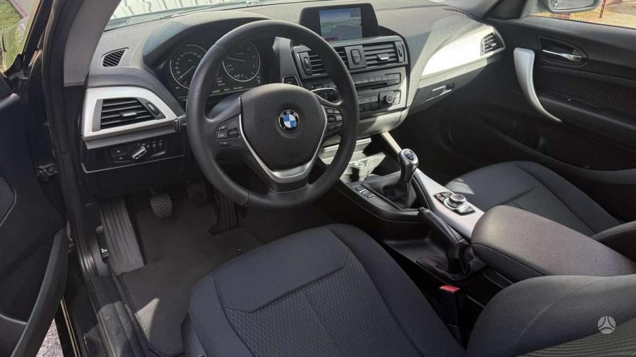 Melns BMW 114 2014 Ukmergė, ar dzinēja tilpumu 1.60 L un nobraukumu 276 tūkst. km par 4200 €, foto 16 vietnē AUTOMOTO.COM.LV