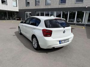 White BMW 114 2012 in Panevezys, with an engine capacity of 1.60 L and mileage of 218 thousand km for 4900 €, photo 7 on AUTOMOTO.COM.LV