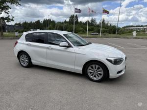 White BMW 114 2012 in Panevezys, with an engine capacity of 1.60 L and mileage of 218 thousand km for 4900 €, photo 10 on AUTOMOTO.COM.LV