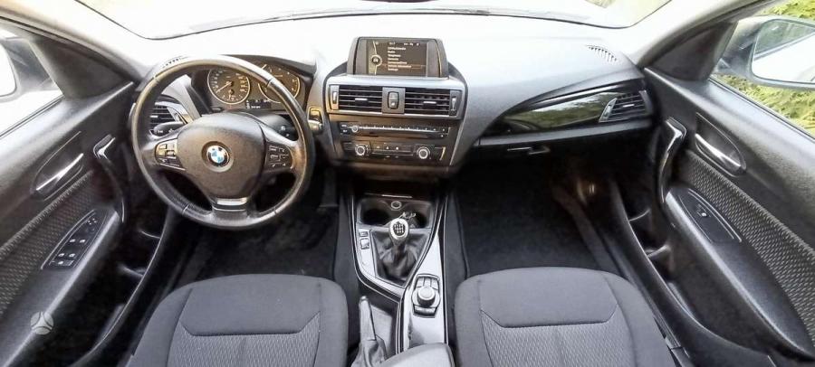 White BMW 114 2014 in Kaunas, with an engine capacity of 1.60 L and mileage of 204 thousand km for 5399 €, photo 14 on AUTOMOTO.COM.LV