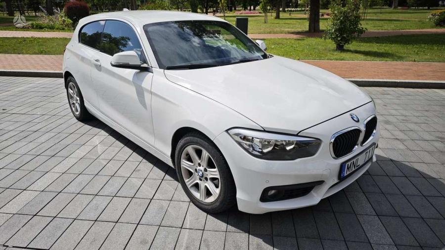 White BMW 114 2014 in Marijampole, with an engine capacity of 1.60 L and mileage of 154 thousand km for 5450 €, photo 4 on AUTOMOTO.COM.LV