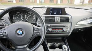 White BMW 114 2014 in Marijampole, with an engine capacity of 1.60 L and mileage of 154 thousand km for 5450 €, photo 9 on AUTOMOTO.COM.LV