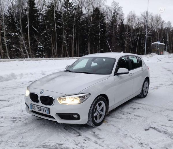 White BMW 114 2015 in Klaipeda, with an engine capacity of 1.60 L and mileage of 215 thousand km for 6900 €, photo 2 on AUTOMOTO.COM.LV