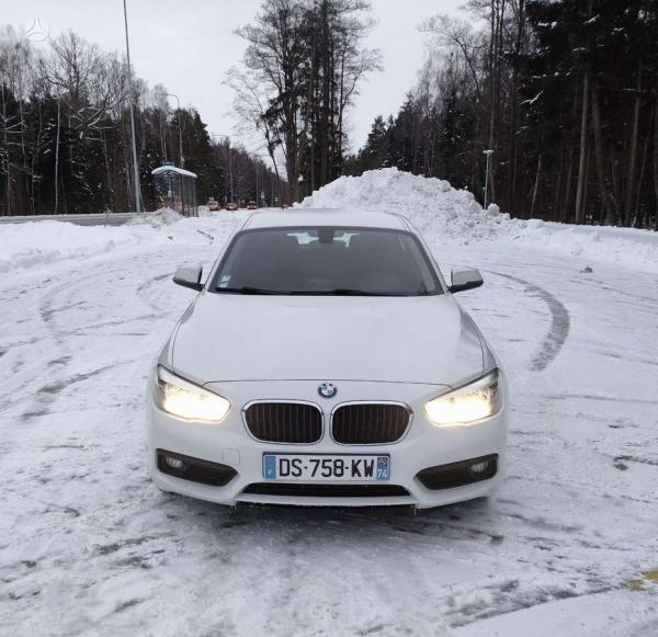 White BMW 114 2015 in Klaipeda, with an engine capacity of 1.60 L and mileage of 215 thousand km for 6900 €, photo 4 on AUTOMOTO.COM.LV