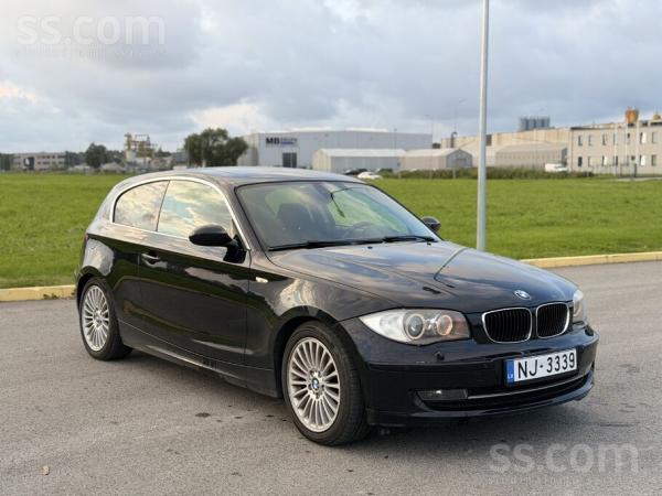 Melns BMW 116 2008 Liepāja, ar dzinēja tilpumu 1.60 L un nobraukumu 210 tūkst. km par 3200 €, foto 1 vietnē AUTOMOTO.COM.LV