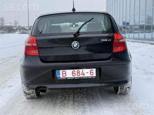 Black BMW 116 2009 in Rezekne, with an engine capacity of 2.00 L and mileage of 273 thousand km for 3300 €, photo 7 on AUTOMOTO.COM.LV