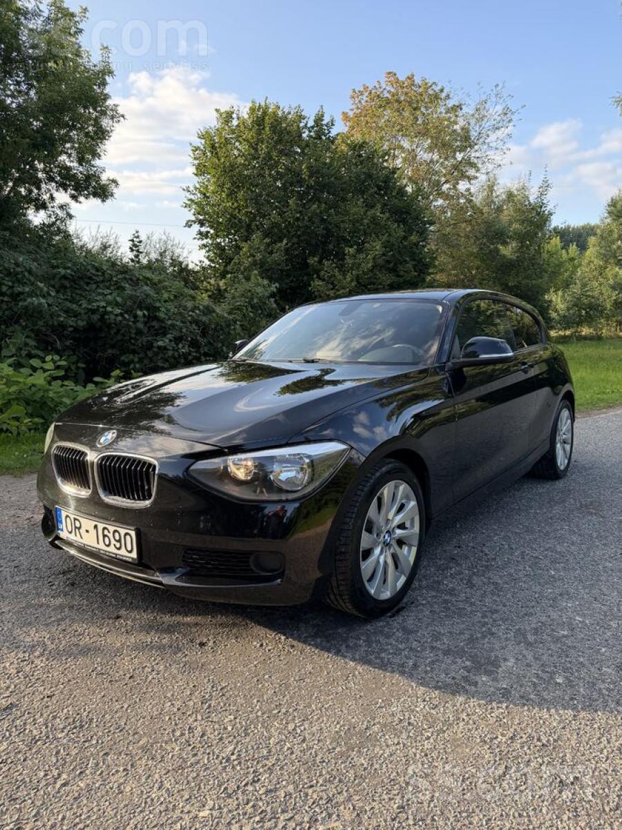 Melns BMW 116 2012 Jelgava, ar dzinēja tilpumu 1.60 L un nobraukumu 241 tūkst. km par 4650 €, foto 1 vietnē AUTOMOTO.COM.LV