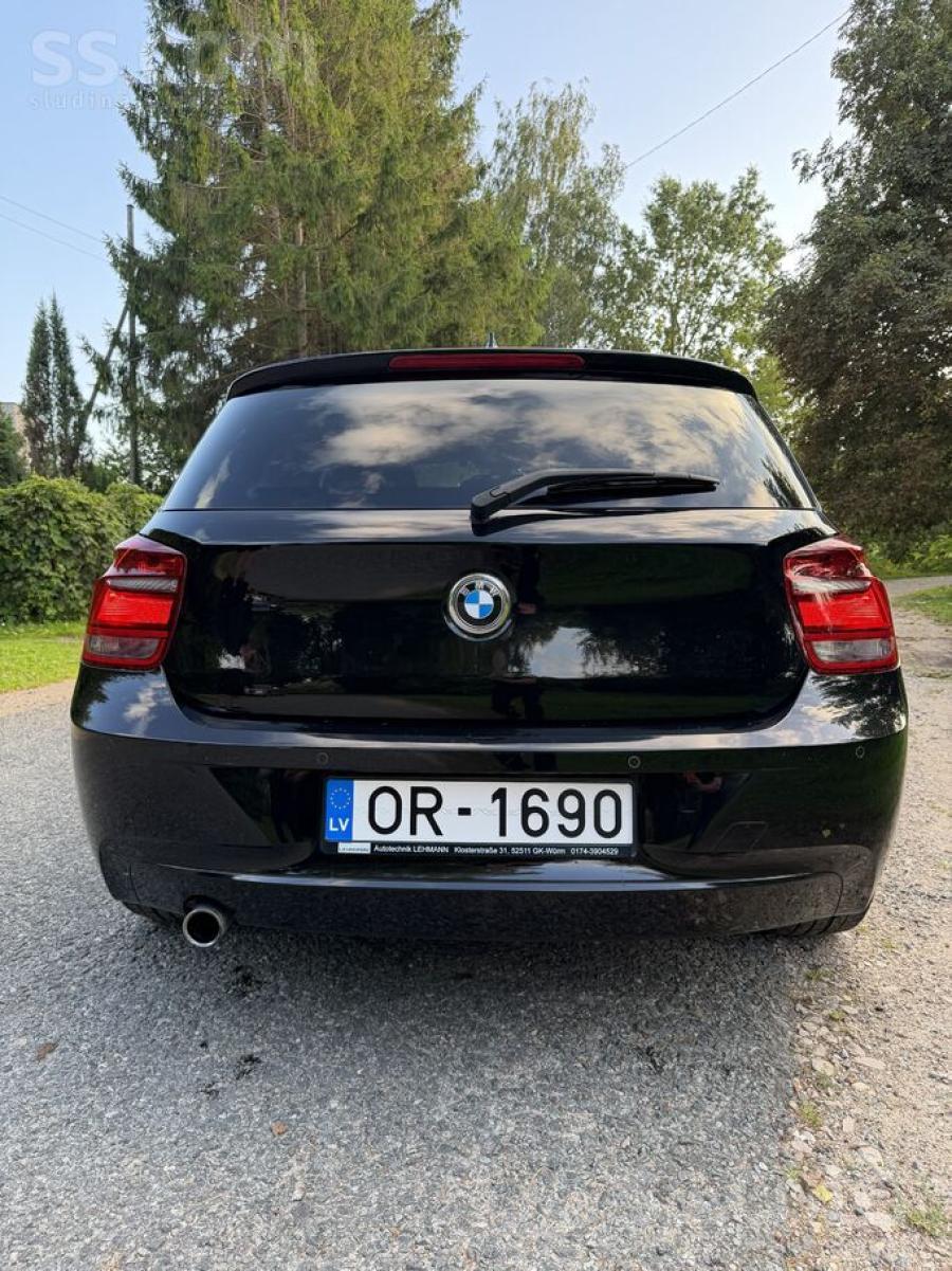 Melns BMW 116 2012 Jelgava, ar dzinēja tilpumu 1.60 L un nobraukumu 241 tūkst. km par 4650 €, foto 6 vietnē AUTOMOTO.COM.LV