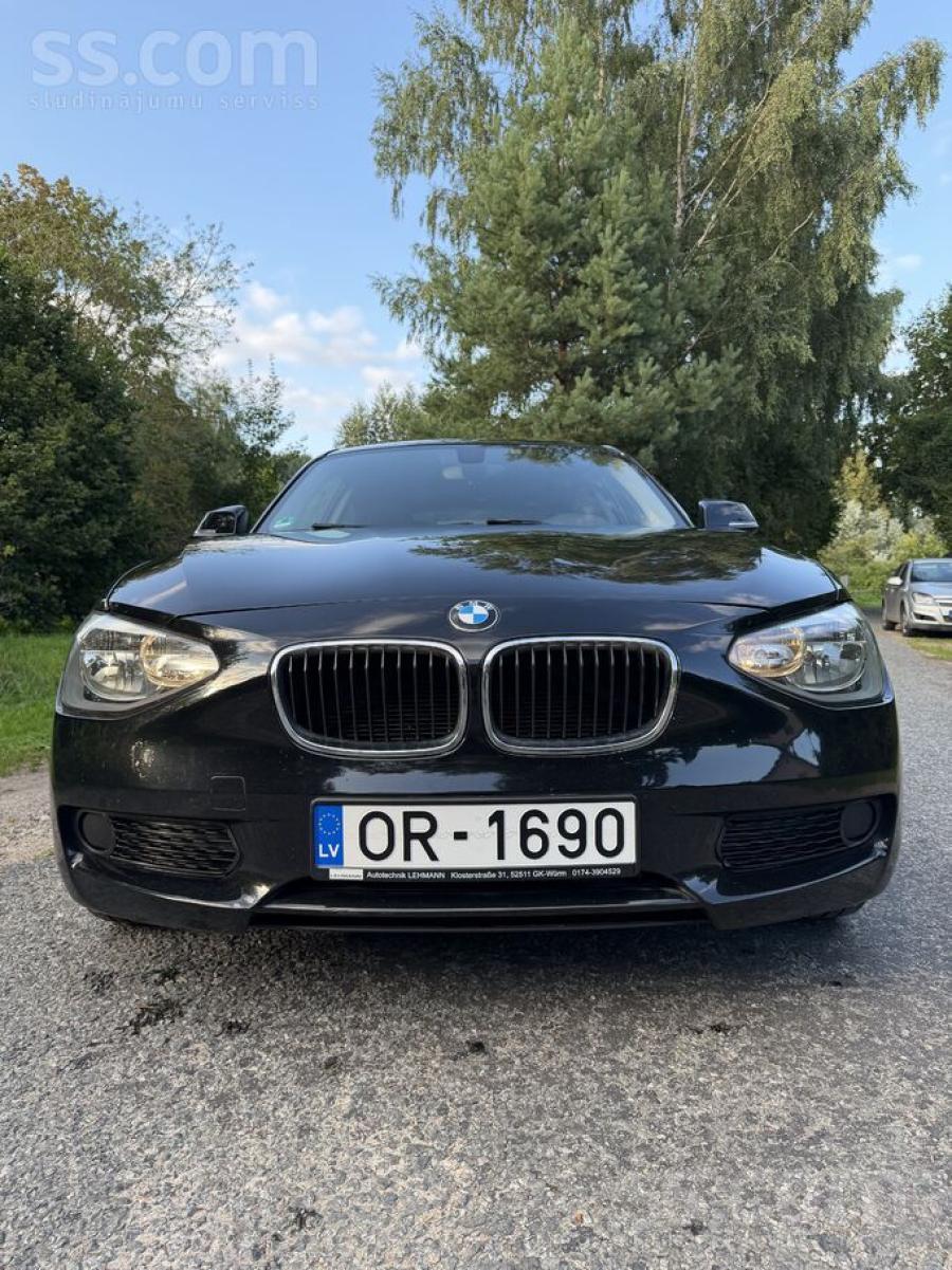 Melns BMW 116 2012 Jelgava, ar dzinēja tilpumu 1.60 L un nobraukumu 241 tūkst. km par 4650 €, foto 7 vietnē AUTOMOTO.COM.LV