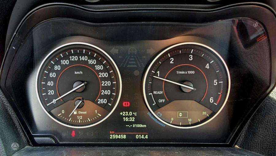 Melns BMW 116 2013 Tauragė, ar dzinēja tilpumu 1.60 L un nobraukumu 259 tūkst. km par 4900 €, foto 14 vietnē AUTOMOTO.COM.LV