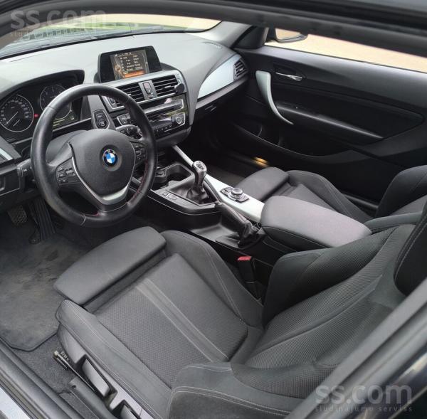 Melns BMW 116 2015 Rīga, ar dzinēja tilpumu 1.60 L un nobraukumu 268 tūkst. km par 7500 €, foto 5 vietnē AUTOMOTO.COM.LV