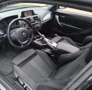 Black BMW 116 2015 in Riga, with an engine capacity of 1.60 L and mileage of 268 thousand km for 7500 €, photo 6 on AUTOMOTO.COM.LV