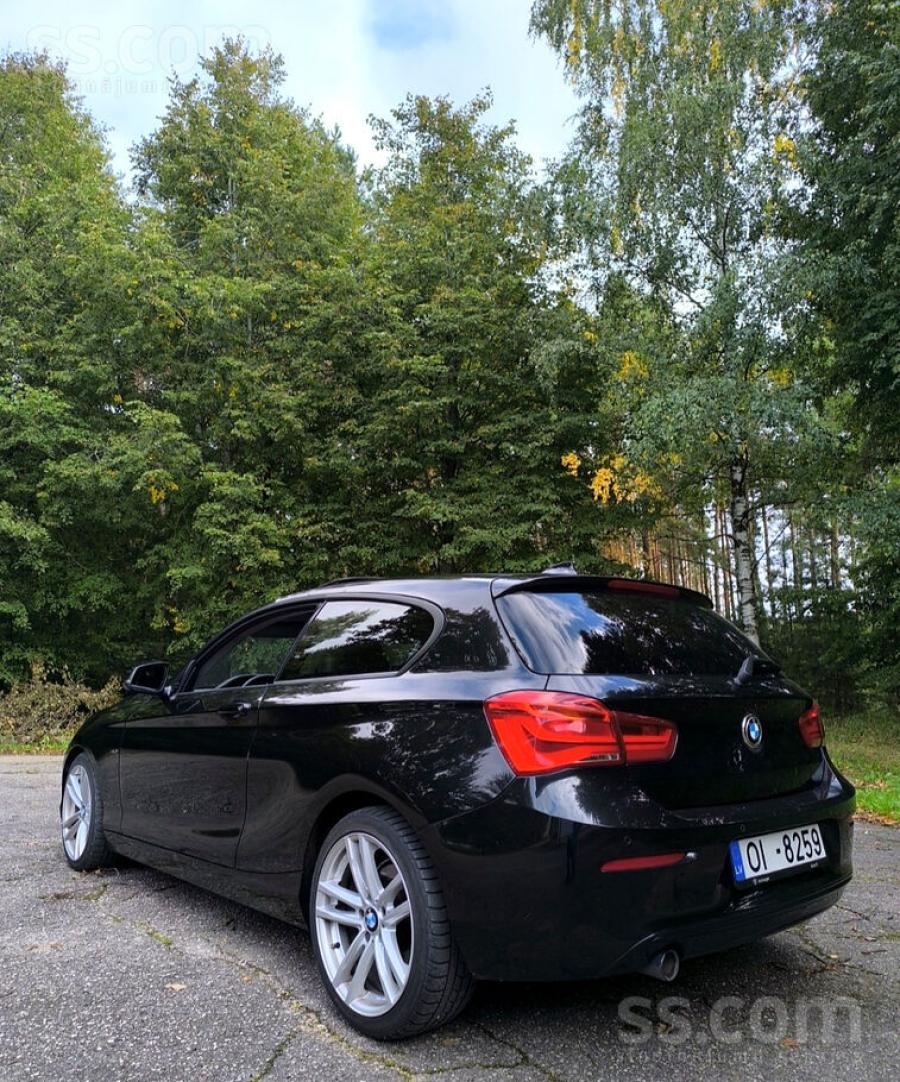 Melns BMW 116 2015 Rīga, ar dzinēja tilpumu 1.50 L un nobraukumu 270 tūkst. km par 7500 €, foto 4 vietnē AUTOMOTO.COM.LV