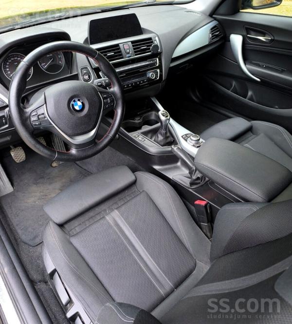 Melns BMW 116 2015 Rīga, ar dzinēja tilpumu 1.50 L un nobraukumu 270 tūkst. km par 7500 €, foto 6 vietnē AUTOMOTO.COM.LV