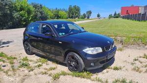 Black BMW 116 2005 in Vilnius, with an engine capacity of 1.60 L and mileage of 215 thousand km for 1550 €, photo 6 on AUTOMOTO.COM.LV
