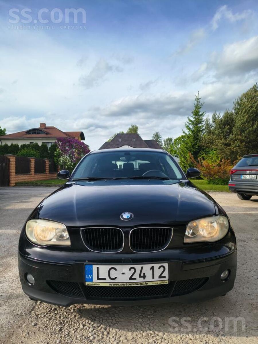 Melns BMW 116 2005 Jelgava, ar dzinēja tilpumu 1.60 L un nobraukumu 221 tūkst. km par 2100 €, foto 1 vietnē AUTOMOTO.COM.LV