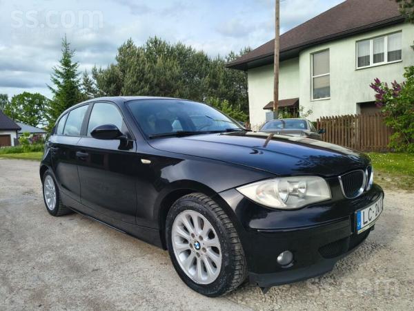 Black BMW 116 2005 in Jelgava, with an engine capacity of 1.60 L and mileage of 221 thousand km for 2100 €, photo 3 on AUTOMOTO.COM.LV