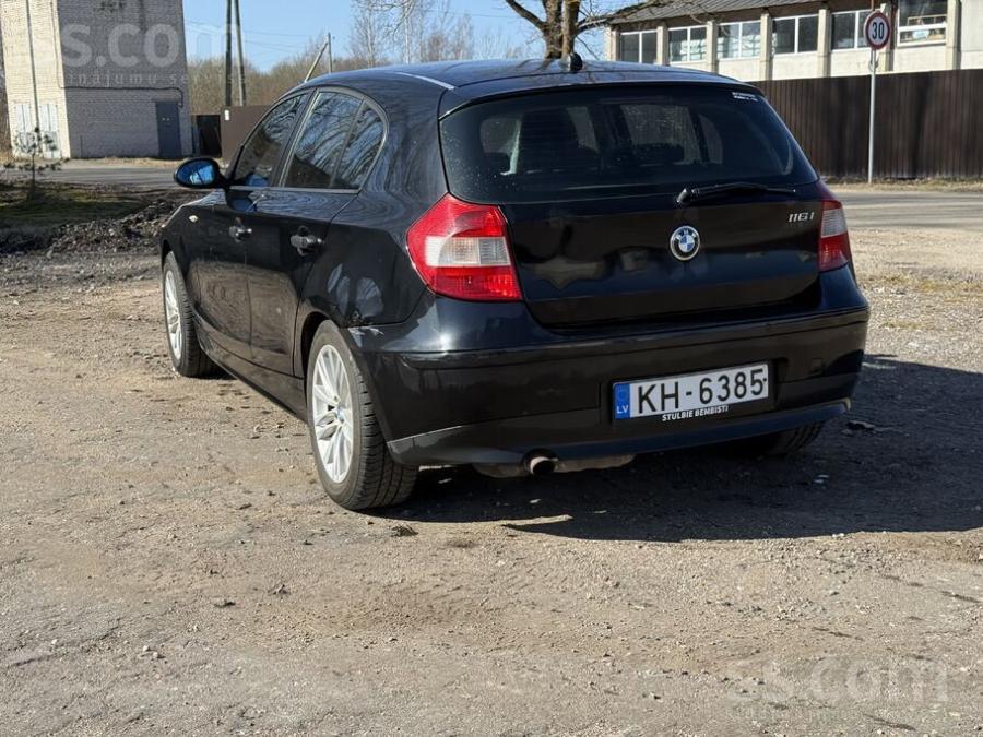 Melns BMW 116 2005 Rīga, ar dzinēja tilpumu 1.60 L un nobraukumu 250 tūkst. km par 1500 €, foto 5 vietnē AUTOMOTO.COM.LV