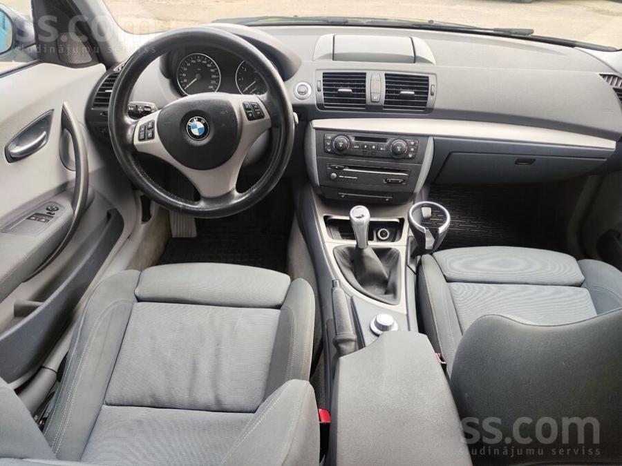 Black BMW 116 2005 in Riga, with an engine capacity of 1.60 L and mileage of 233 thousand km for 1990 €, photo 9 on AUTOMOTO.COM.LV