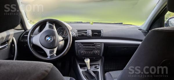Black BMW 116 2005 in Valmiera, with an engine capacity of 1.60 L and mileage of 193 thousand km for 2000 €, photo 6 on AUTOMOTO.COM.LV