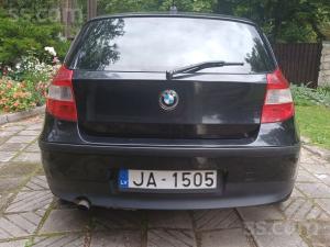 Black BMW 116 2005 in Riga, with an engine capacity of 1.60 L and mileage of 256 thousand km for 1500 €, photo 3 on AUTOMOTO.COM.LV
