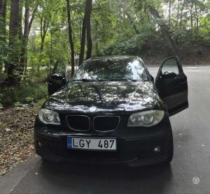 Black BMW 116 2005 in Kaunas, with an engine capacity of 1.60 L and mileage of 329 thousand km for 1815 €, photo 3 on AUTOMOTO.COM.LV