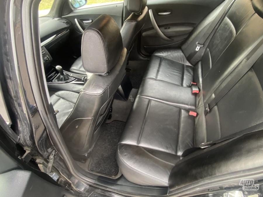 Black BMW 116 2006 in Klaipeda, with an engine capacity of 1.60 L and mileage of 289 thousand km for 3399 €, photo 11 on AUTOMOTO.COM.LV