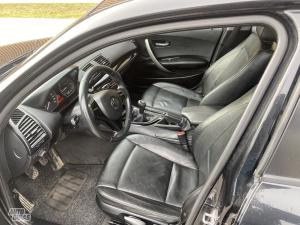 Black BMW 116 2006 in Klaipeda, with an engine capacity of 1.60 L and mileage of 289 thousand km for 3399 €, photo 12 on AUTOMOTO.COM.LV