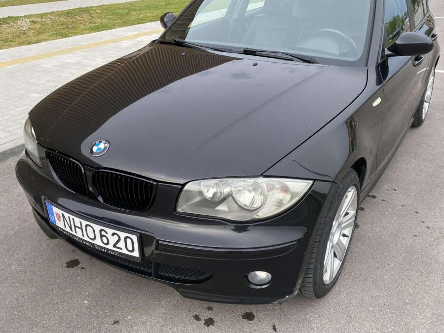 Черный БМВ 116 2006 в Клайпеда, объемом двигателя 1.60 л и пробегом 289 тыс. км за 2350 €, фото 5 на AUTOMOTO.COM.LV