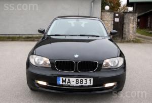 Black BMW 116 2007 in Valka, with an engine capacity of 1.60 L and mileage of 212 thousand km for 3200 €, photo 3 on AUTOMOTO.COM.LV