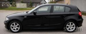 Black BMW 116 2007 in Valka, with an engine capacity of 1.60 L and mileage of 212 thousand km for 3200 €, photo 7 on AUTOMOTO.COM.LV