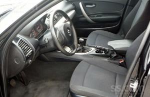 Black BMW 116 2007 in Valka, with an engine capacity of 1.60 L and mileage of 212 thousand km for 3200 €, photo 8 on AUTOMOTO.COM.LV