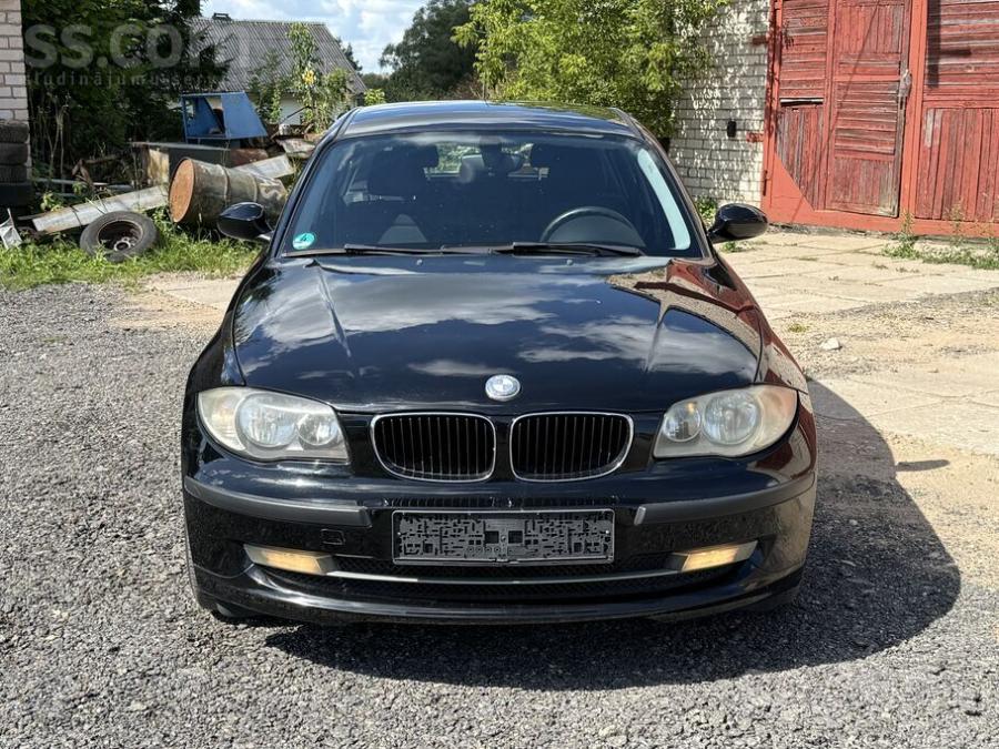 Melns BMW 116 2007 Ludza, ar dzinēja tilpumu 1.60 L un nobraukumu 210 tūkst. km par 3350 €, foto 1 vietnē AUTOMOTO.COM.LV