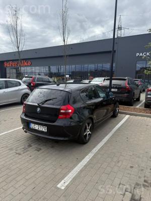 Black BMW 116 2007 in Riga, with an engine capacity of 1.60 L and mileage of 178 thousand km for 2975 €, photo 3 on AUTOMOTO.COM.LV