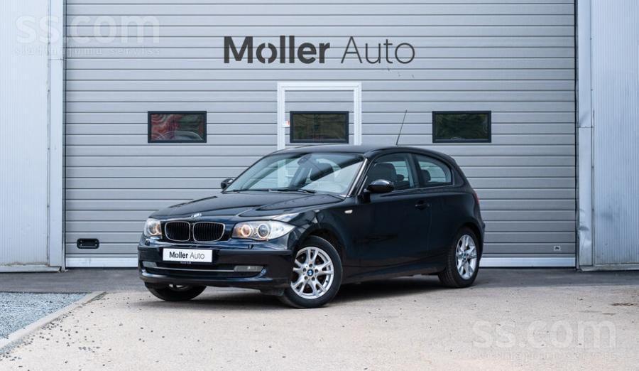Black BMW 116 2008 in Jelgava, with an engine capacity of 1.60 L and mileage of 188 thousand km for 2250 €, photo 1 on AUTOMOTO.COM.LV