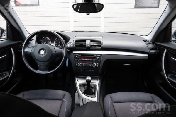 Black BMW 116 2008 in Jelgava, with an engine capacity of 1.60 L and mileage of 188 thousand km for 2250 €, photo 8 on AUTOMOTO.COM.LV