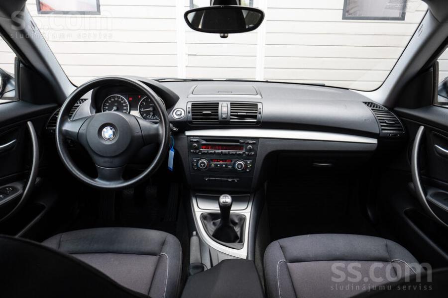 Black BMW 116 2008 in Jelgava, with an engine capacity of 1.60 L and mileage of 188 thousand km for 2250 €, photo 8 on AUTOMOTO.COM.LV
