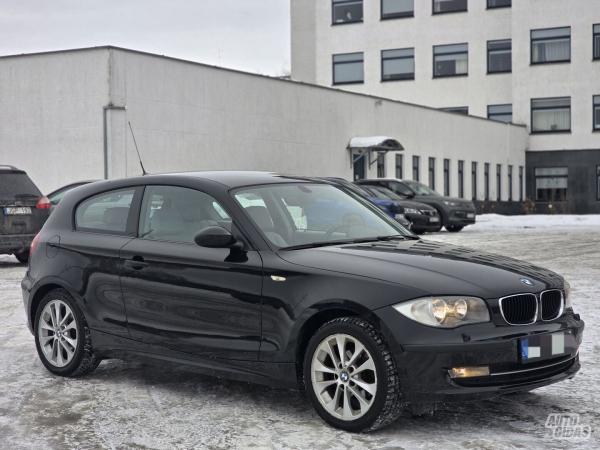 Black BMW 116 2008 in Vilnius, with an engine capacity of 1.60 L and mileage of 109 thousand km for 1700 €, photo 1 on AUTOMOTO.COM.LV